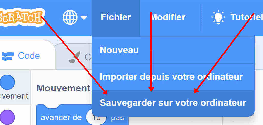Initiation à scratch